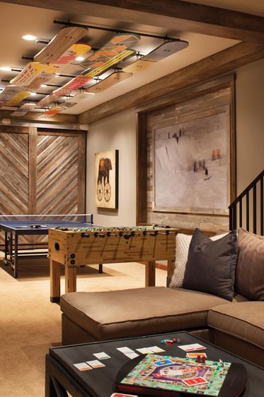 Setting up your game room - space for a pool table and other recreatio