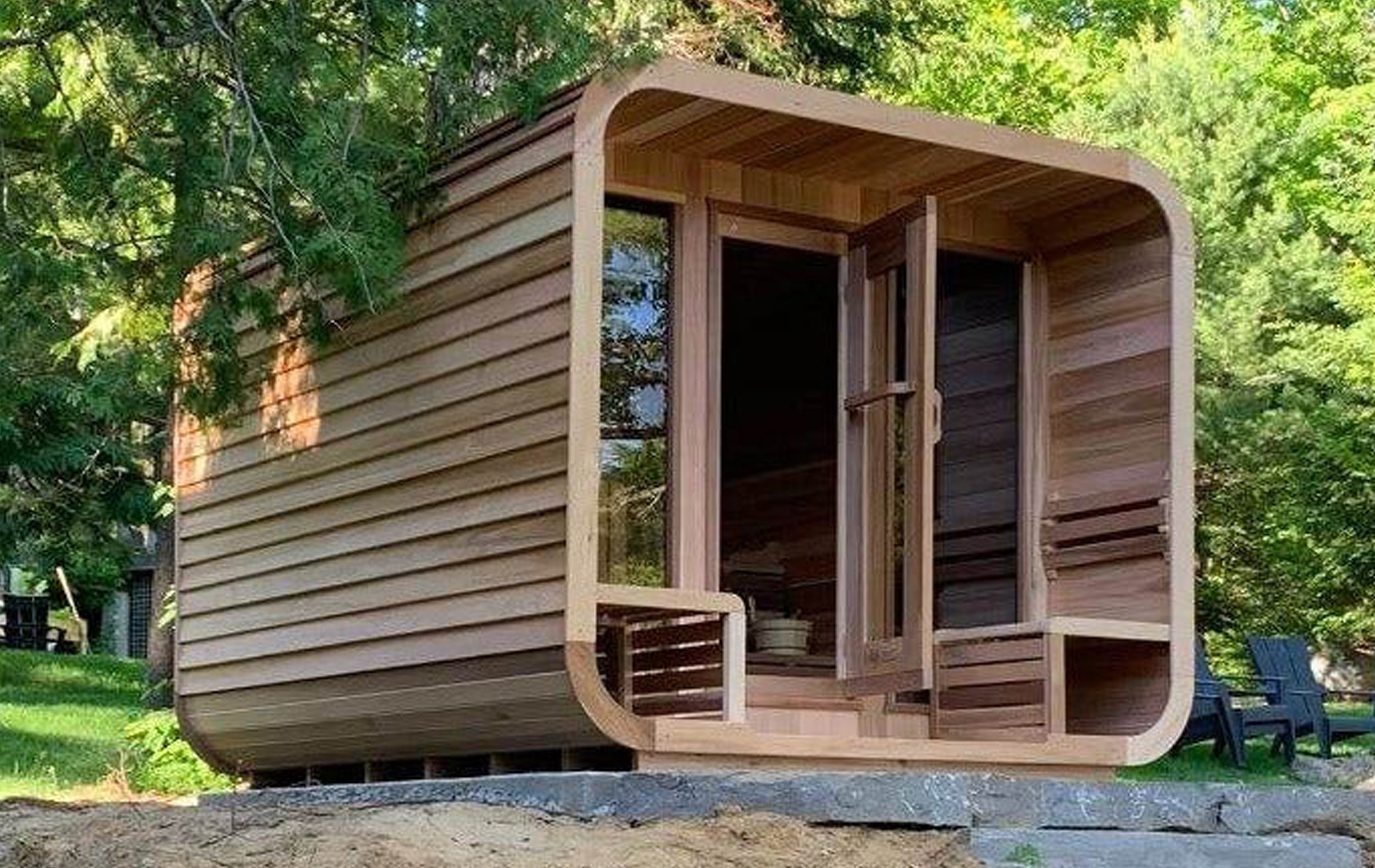 Luna Clear Red Cedar Saunas