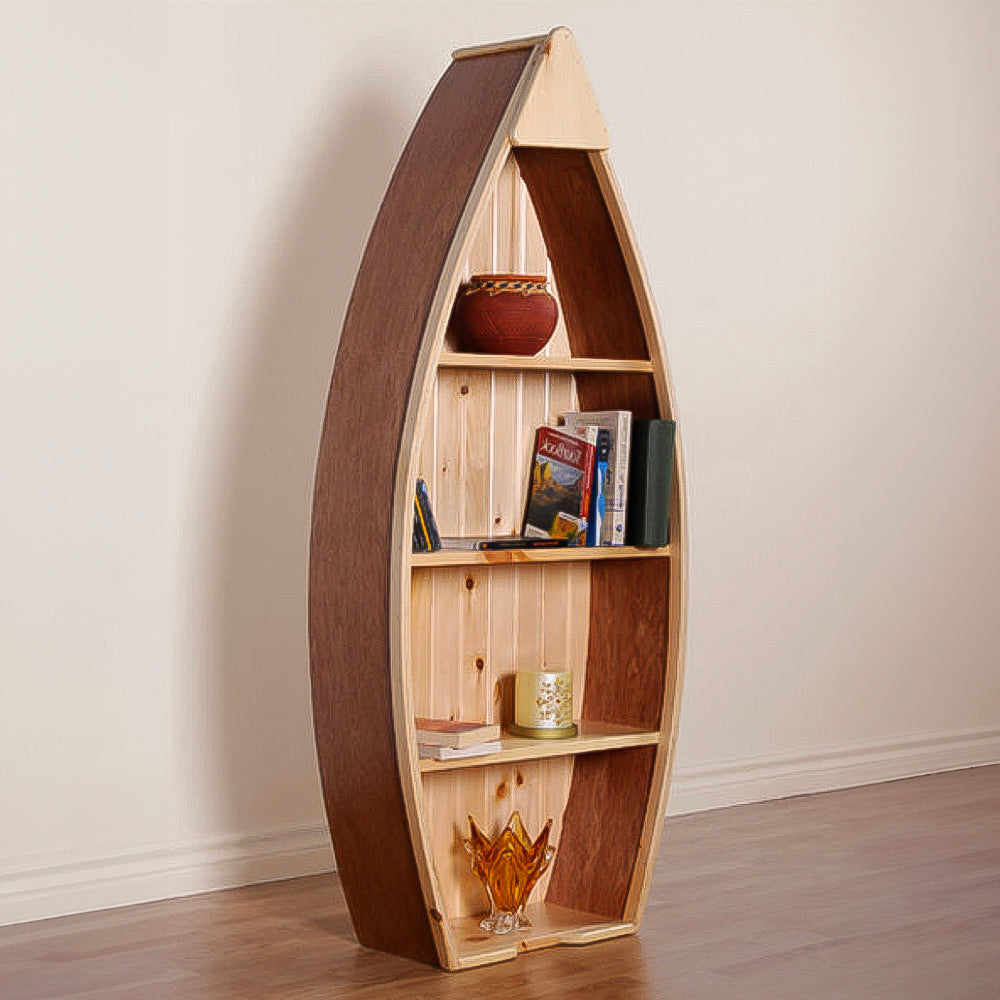 5ft or 7ft Canoe Shelf – Log Furniture and More