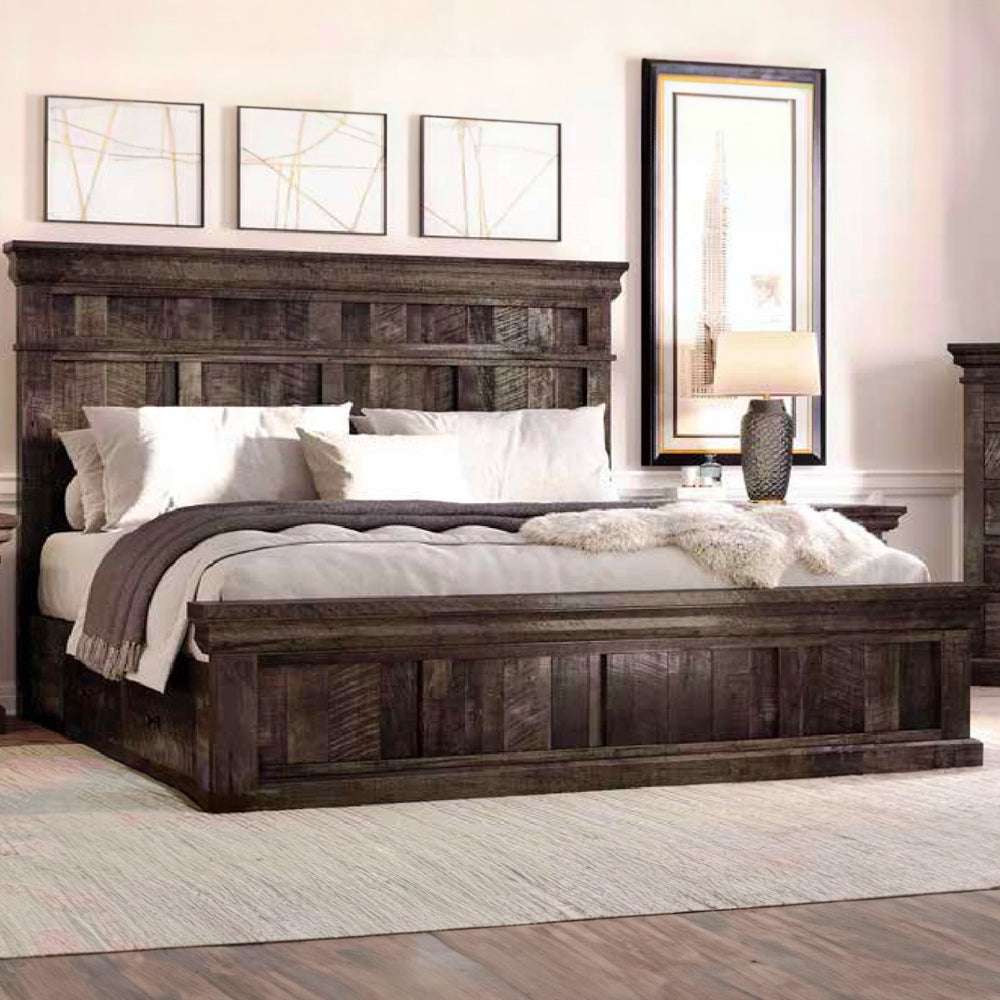 Kalley Bed (Q/K) • Log Furniture and More