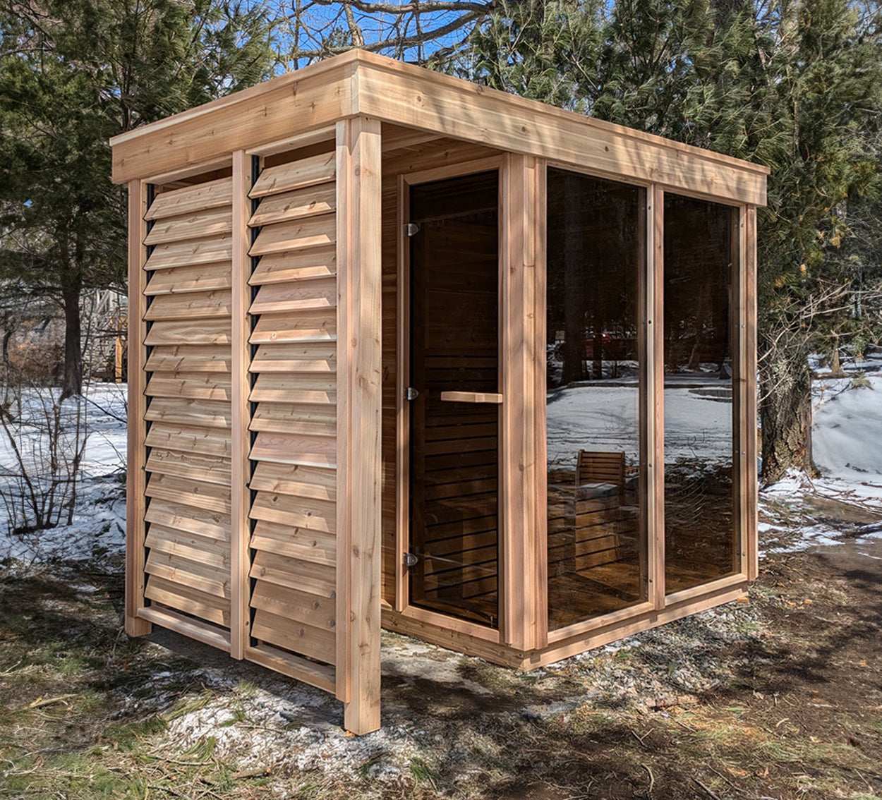 Customized Pure Cube Sauna • Log Furniture and More